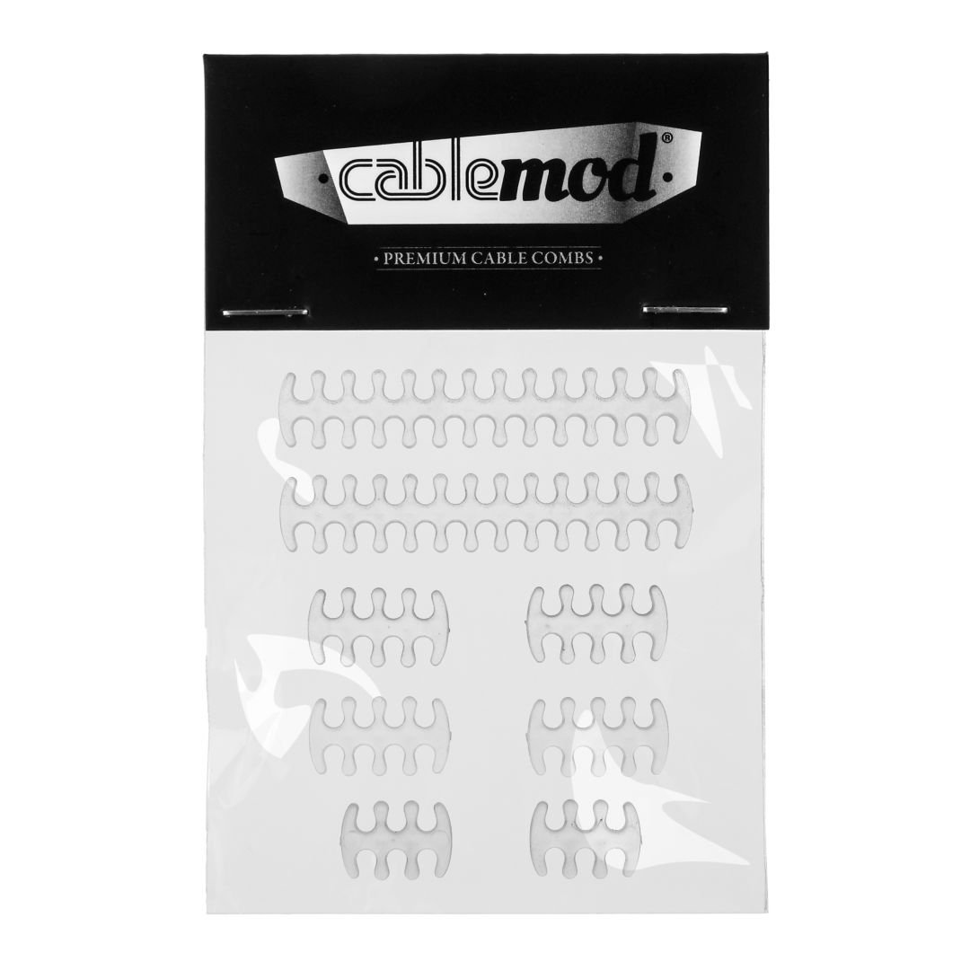 CableMod E-Series ModFlex Basic Cable Comb Kit - Transparent for US ...