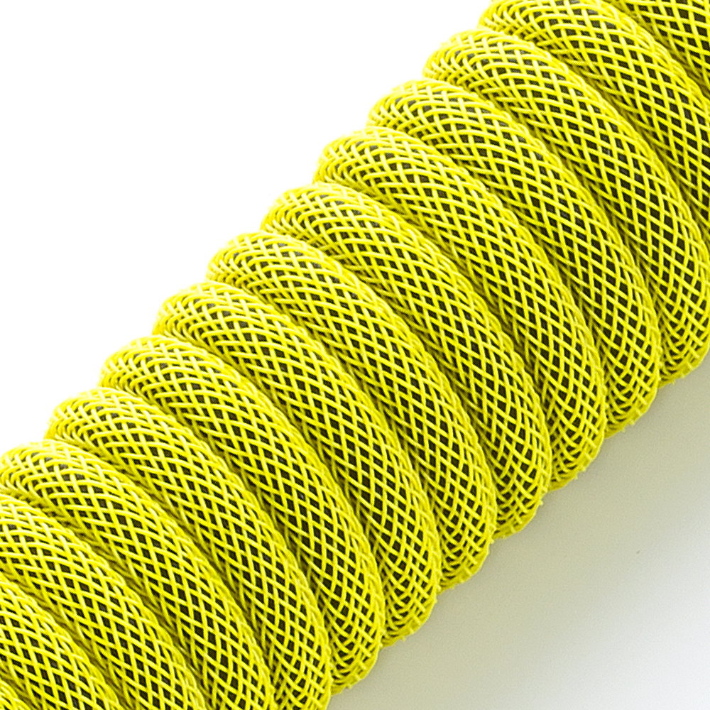 CableMod Pro Coiled Keyboard Cable (Dominator Yellow, USB A to USB Type ...