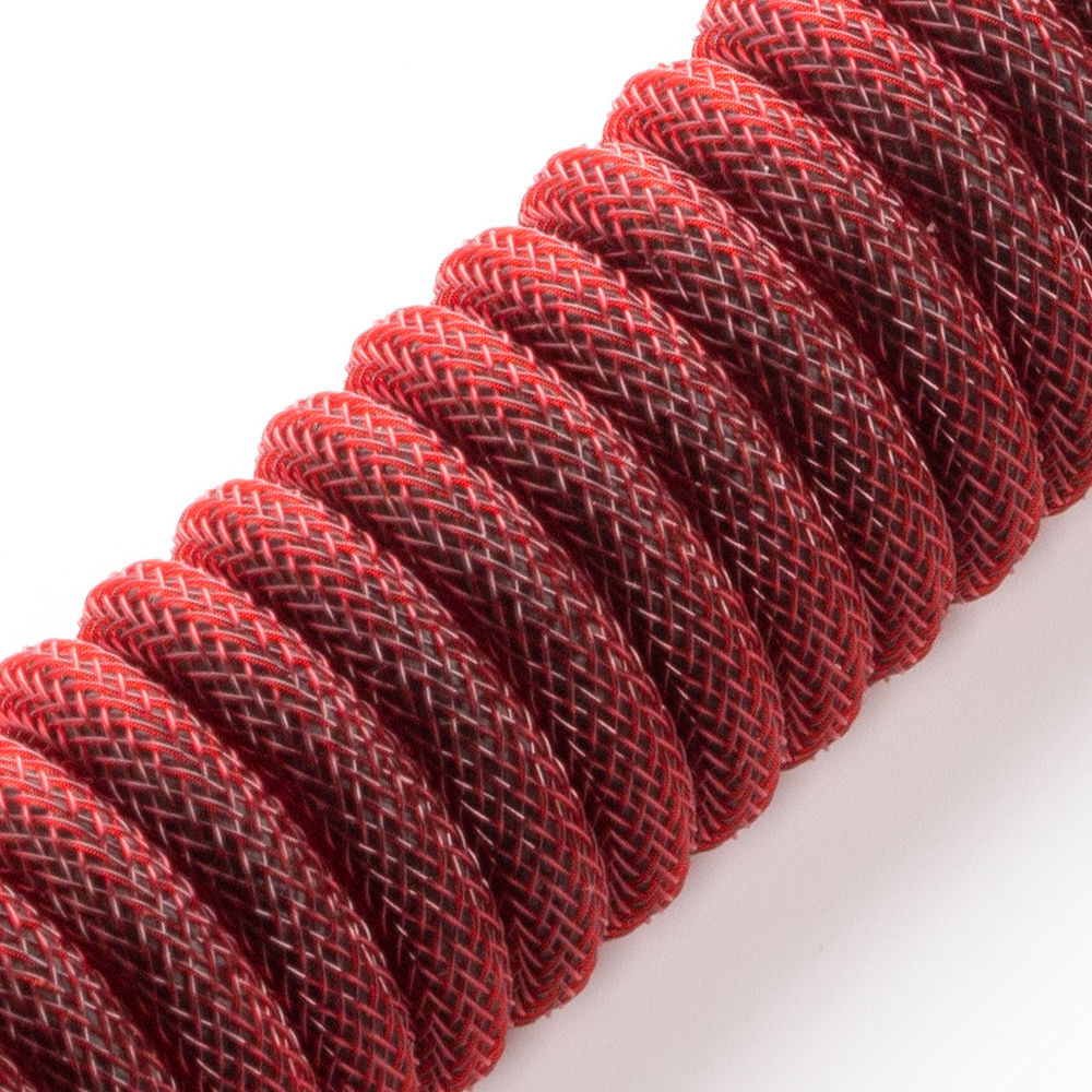 CableMod Pro Coiled Keyboard Cable (Republic Red, USB A to USB Type C ...