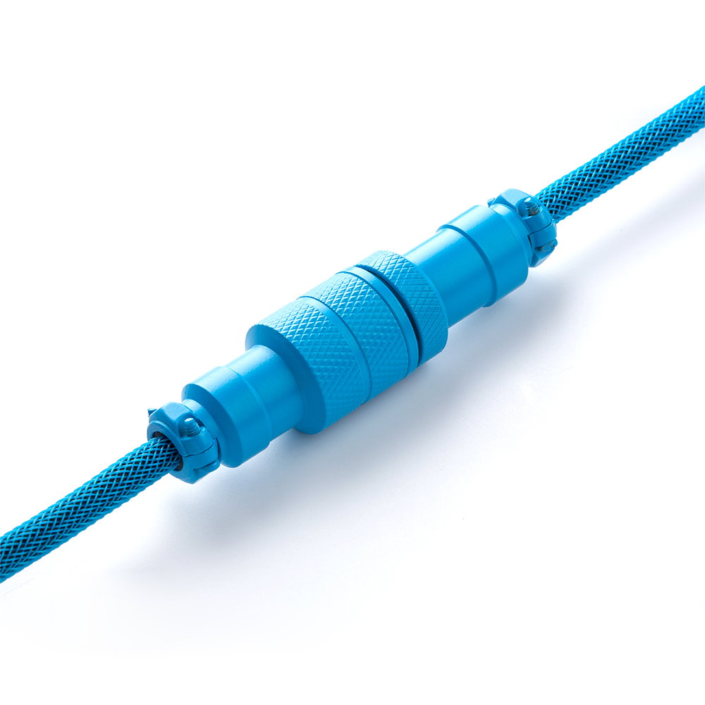 CableMod Pro Coiled Keyboard Cable (Spectrum Blue, USB A to USB Type C ...