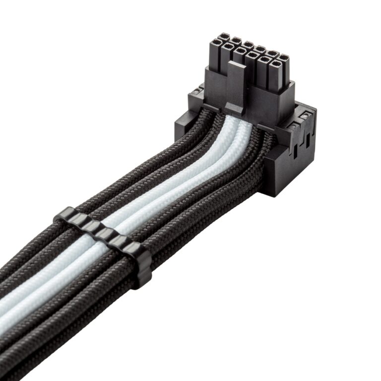 CableMod E-Series Pro ModFlex Sleeved 12V-2x6 12VHPWR 90° StealthSense ...