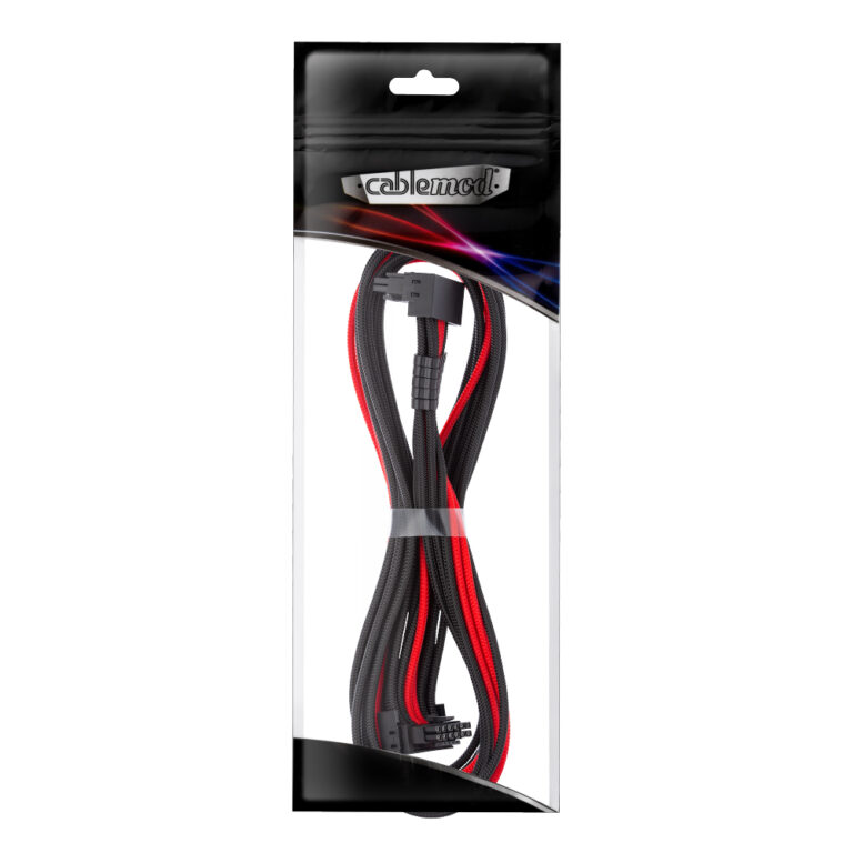 CableMod C-Series Pro ModMesh Sleeved 12V-2x6 12VHPWR 90° StealthSense ...