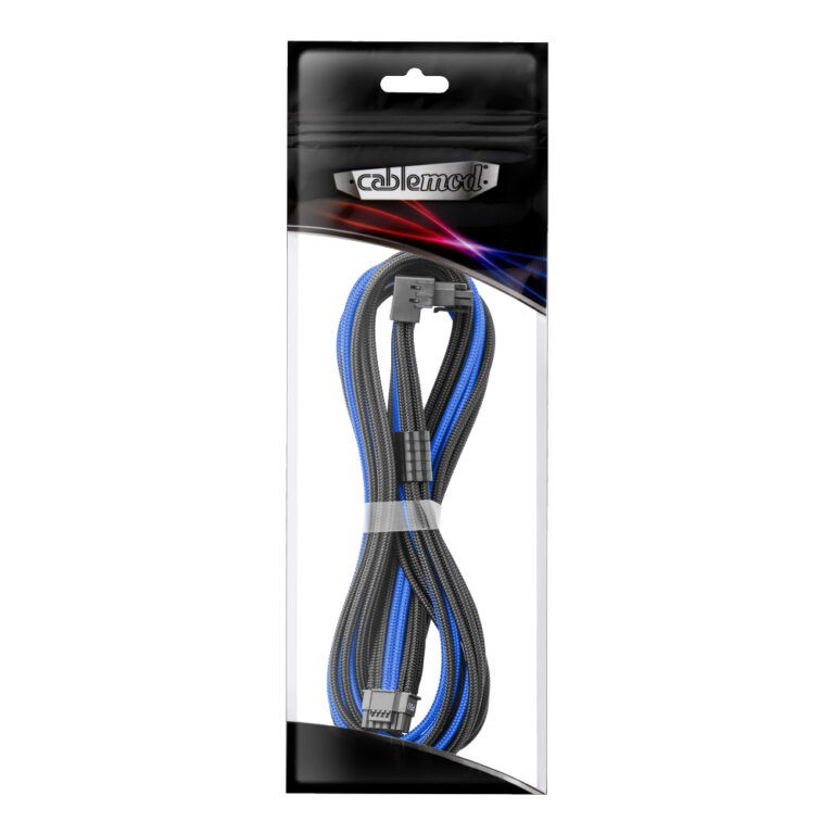CableMod Universal Pro ModMesh Sleeved 12V-2x6 12VHPWR 90° StealthSense ...